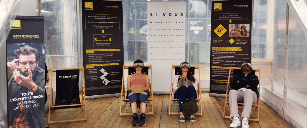 Nikon Verres Optiques offre un instant de détente aux vacanciers - BBGR